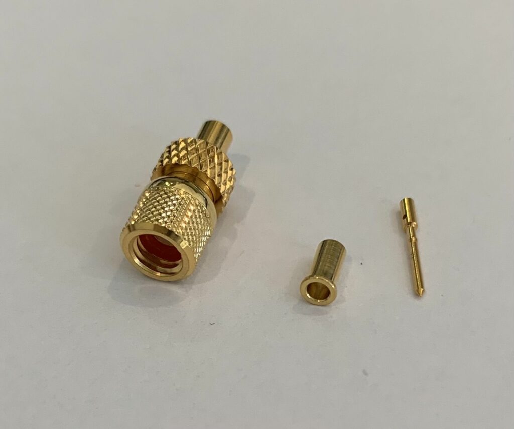 Coaxial Connector, 10-32 Plug,(Conventional Male), Microdot, RG178, 10 ...
