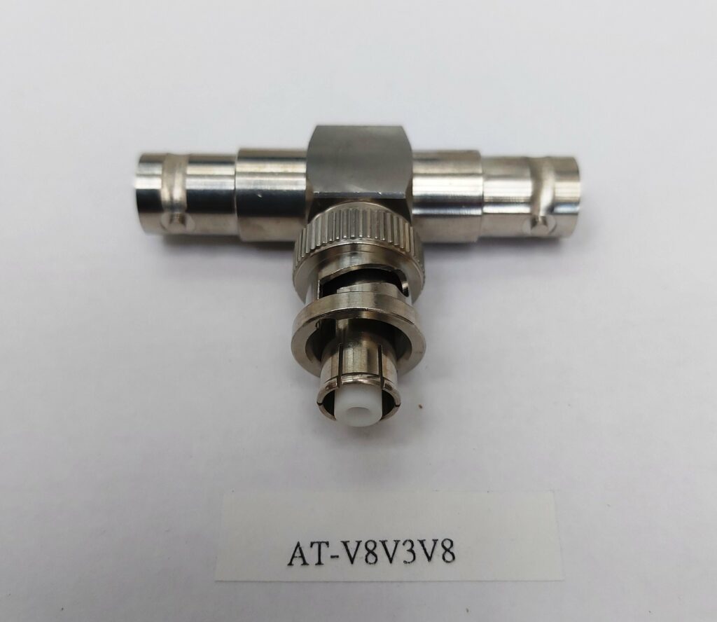 Adapter, SHV Jack to SHV Plug to SHV Jack, AT-V8V3V8 - RF Shop UK