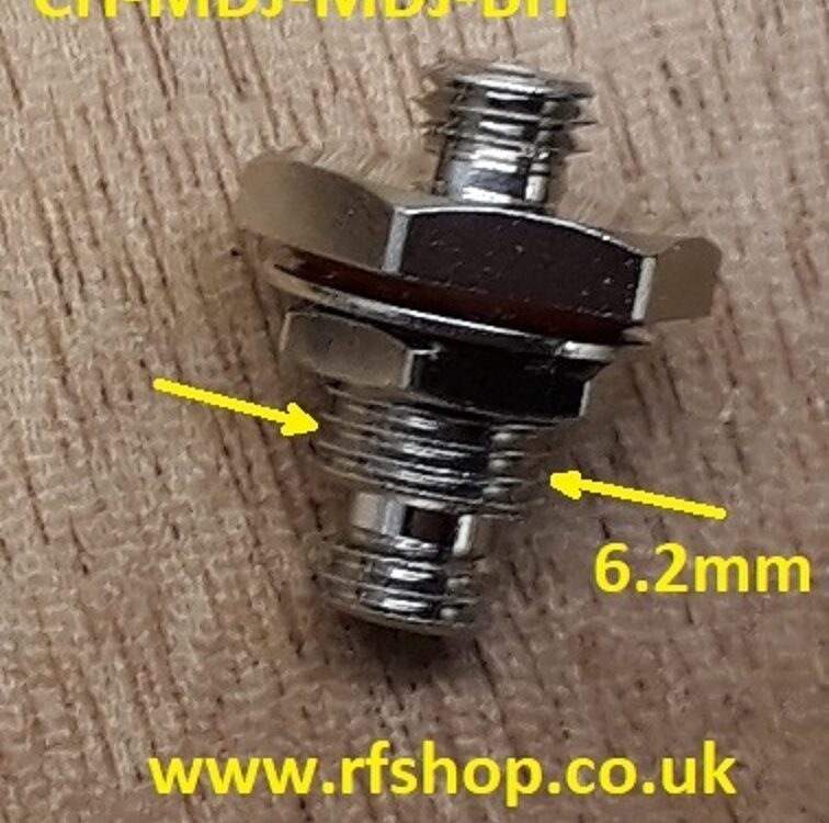 Adapter-Microdot Jack (Conventional Female) to Microdot Jack ...